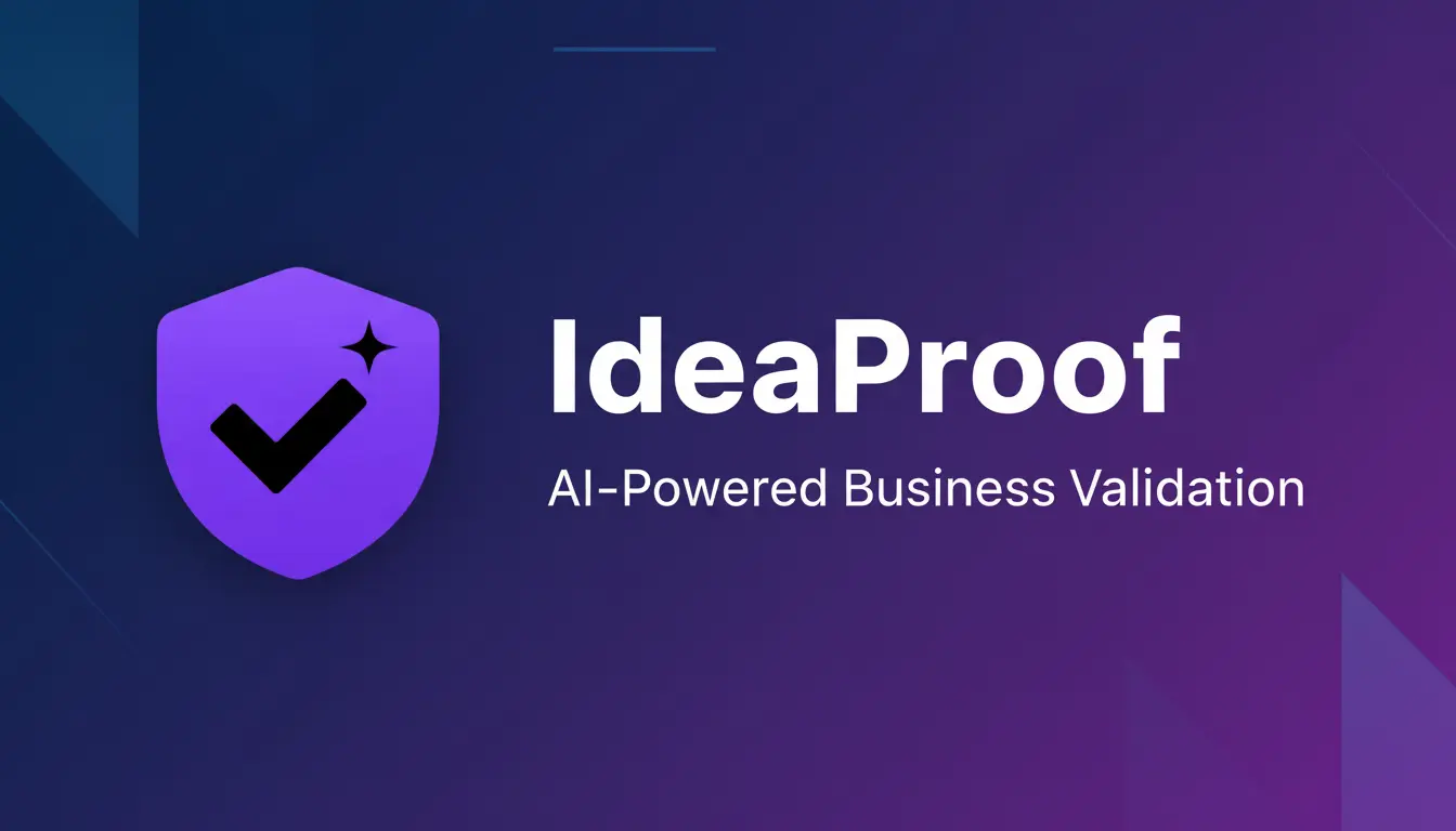 Startup Idea Validator - AI Market Analysis in 120s | IdeaProof